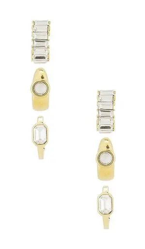 Baublebar Tyra Waterproof Earring Set In Metallic Gold