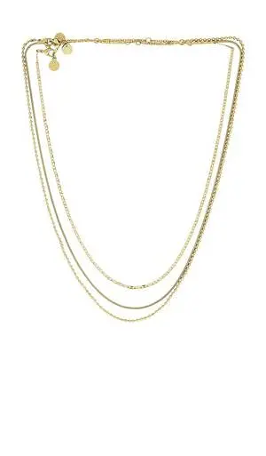 Baublebar Anita Water Resistant Necklace Set In Metallic - Gold