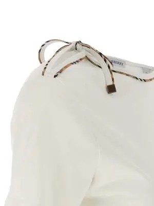 Burberry Frankie Bow T-shirt - White