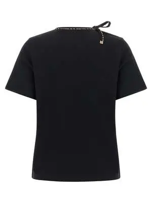 Burberry Frankie Bow" Cotton T-shirt