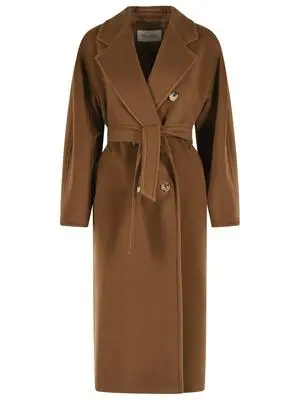 Max Mara Madame Virgin Wool And Cashmere Coat - Brown
