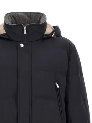 Brunello Cucinelli Quilted Parka With Drawstring Hood