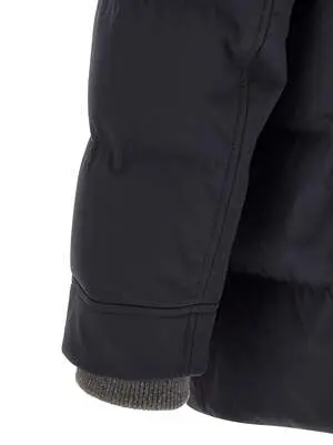 Brunello Cucinelli Quilted Parka With Drawstring Hood