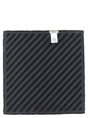 Brunello Cucinelli Regimental Pocket Clutch - Gray