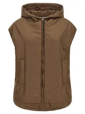 Max Mara Mtcambra' Vest - Brown