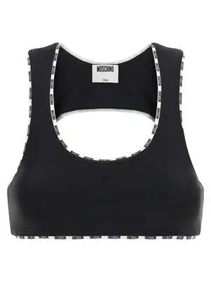 Moschino Sporty Top With Cut-out Detail - Multicolor