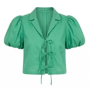 Yumi Kim Ali Linen Top - Green