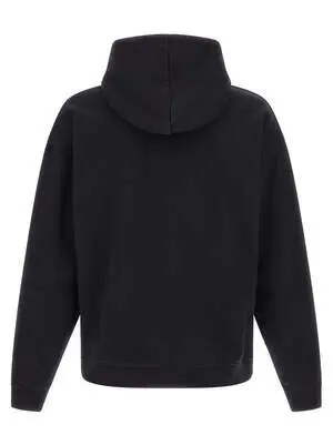 Dsquared2 Logo" Fleece Cotton Hoodie - Black