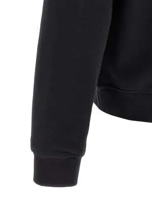 Dsquared2 Logo" Fleece Cotton Hoodie - Black