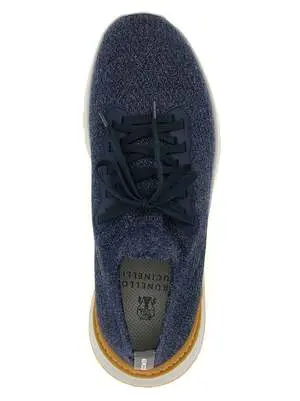 Brunello Cucinelli Jacquard Knit Sneakers