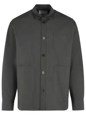 Sacai Typewriter' Cotton Shirt - Green
