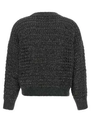 Brunello Cucinelli Dazzling Braids" Sweater