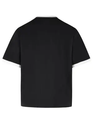 Versace Medusa' Cotton T-shirt - Black