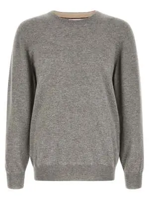 Brunello Cucinelli Cashmere Crewneck Sweater - Gray