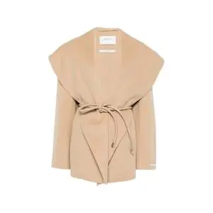 Sportmax Oversized Wool Coat - Cream