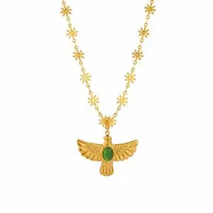 ORMIRO Soar & Shine Eagle Necklace