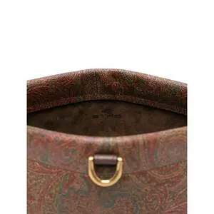 Etro Paisley Pattern Shoulder Bag - Brown