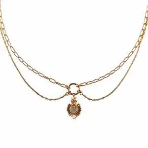 IN CAUDA VENENUM Salvation Necklace - Gold