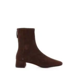 AQUAZZURA Mid Calf Zip Up Boots - Brown