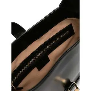 Gucci Leather Shoulder Bag - Black