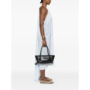 Hereu Leather Shoulder Bag - Black