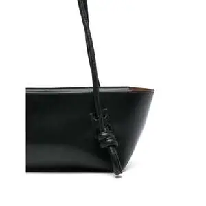 Hereu Leather Shoulder Bag - Black