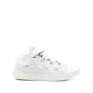 LANVIN Leather Low-top Sneakers - White
