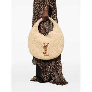 Saint Laurent Neutrals Tote Bags