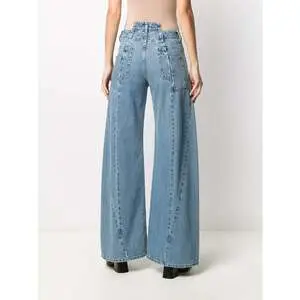MAISON MARGIELA Cotton-denim Wide-leg Jeans - Blue