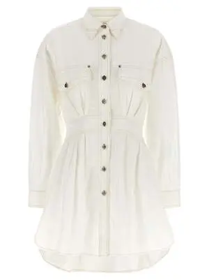 Versace Contrast Stitching Day Dresses