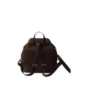 Prada Backpack With Saffiano Leather Details - Brown