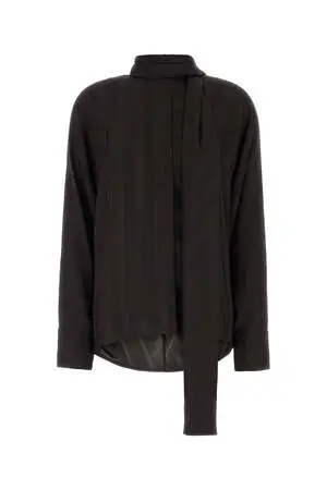 Sportmax Viscose Shirt With Striped Embroidery