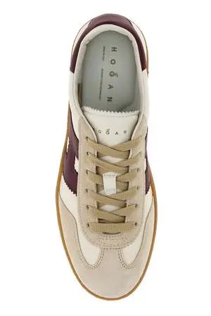Hogan Two-tone Leather And Suede H698 Sneakers