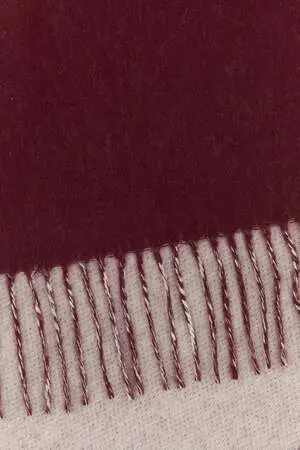 VIVIENNE WESTWOOD Burgundy Wool Scarf