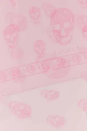 Alexander McQueen Printed Silk Foulard