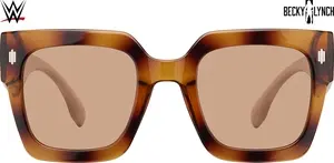Zenni Oversized Square Sunglasses With Plastic Full Rim Frame - Tortoiseshell