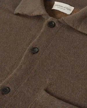 Johnstons Of Elgin Tweel Grey & Cahmere Hirt