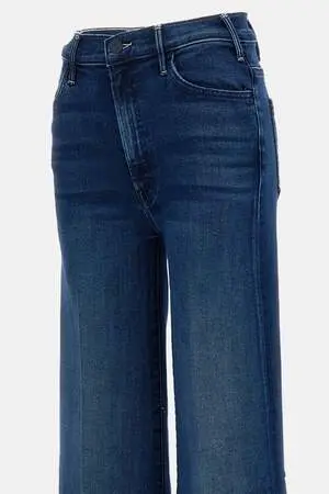 MOTHER The Hustler Roller Sneak Jeans - Blu