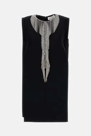 Sportmax Sleeveless Embellished Mini Dress - Nero