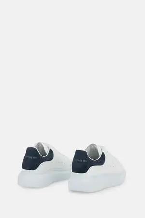 Alexander McQueen Oversized Silhouette Leather Sneakers - White
