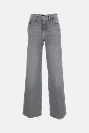 7 For All Mankind Luxe Vintage Wide Leg Jeans - Grigio