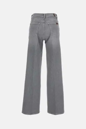 7 For All Mankind Luxe Vintage Wide Leg Jeans - Grigio