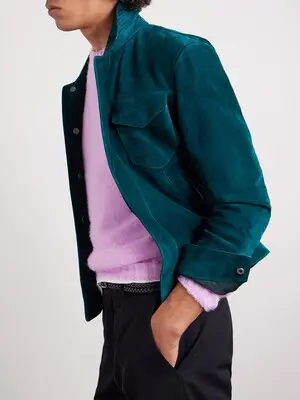 TOM FORD Slim-fit Suede Jacket