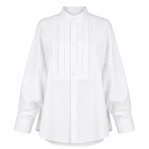 IZABELA MANDOIU Two-collar Fine Cotton Shirt
