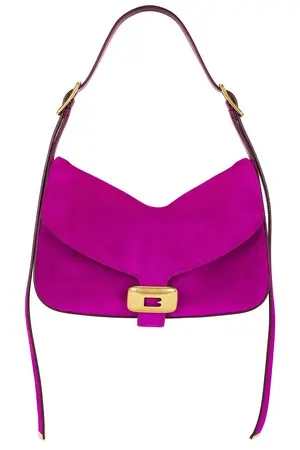 Balenciaga Clicca Medium Shoulder Bag In Purple - Azalee