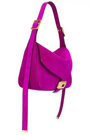Balenciaga Clicca Medium Shoulder Bag In Purple