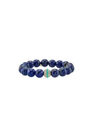 SYDNEY EVAN Pave Mala Bead Bracelet