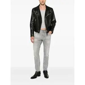 Dsquared2 Grey Denim Slim-fit Jeans