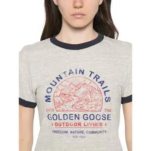 GOLDEN GOOSE Grey Tops T-shirts & Jerseys