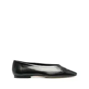 AeydĒ Leather Ballet Flats - Black